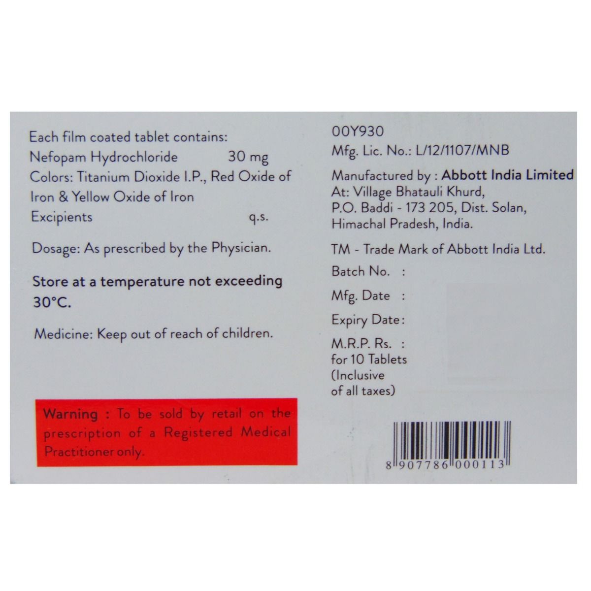 Nefosar 30 mg Tablet 10's Price, Uses, Side Effects, Composition ...