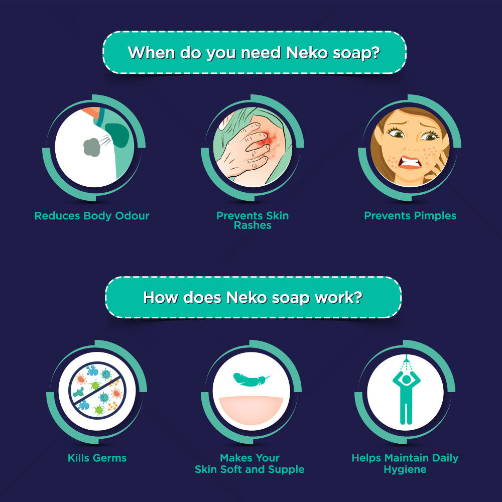 Neko Daily Hygiene Soap, 100 gm Price, Uses, Side Effects, Composition ...