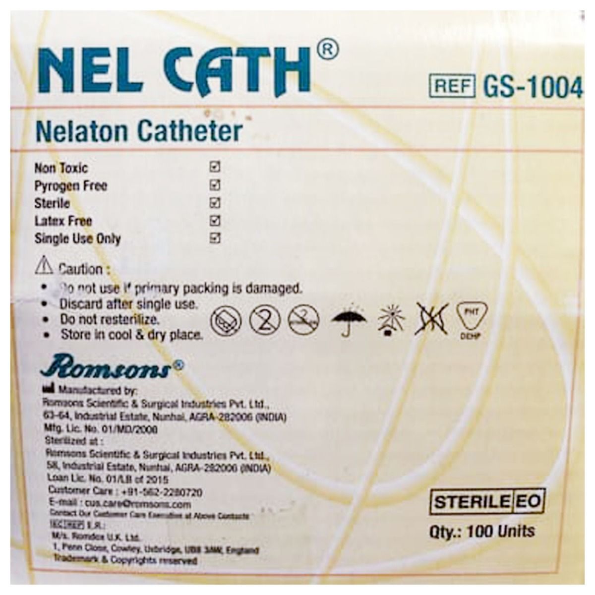 Romson Nel Cath 16 Fg Gs-1004 Price, Uses, Side Effects, Composition ...