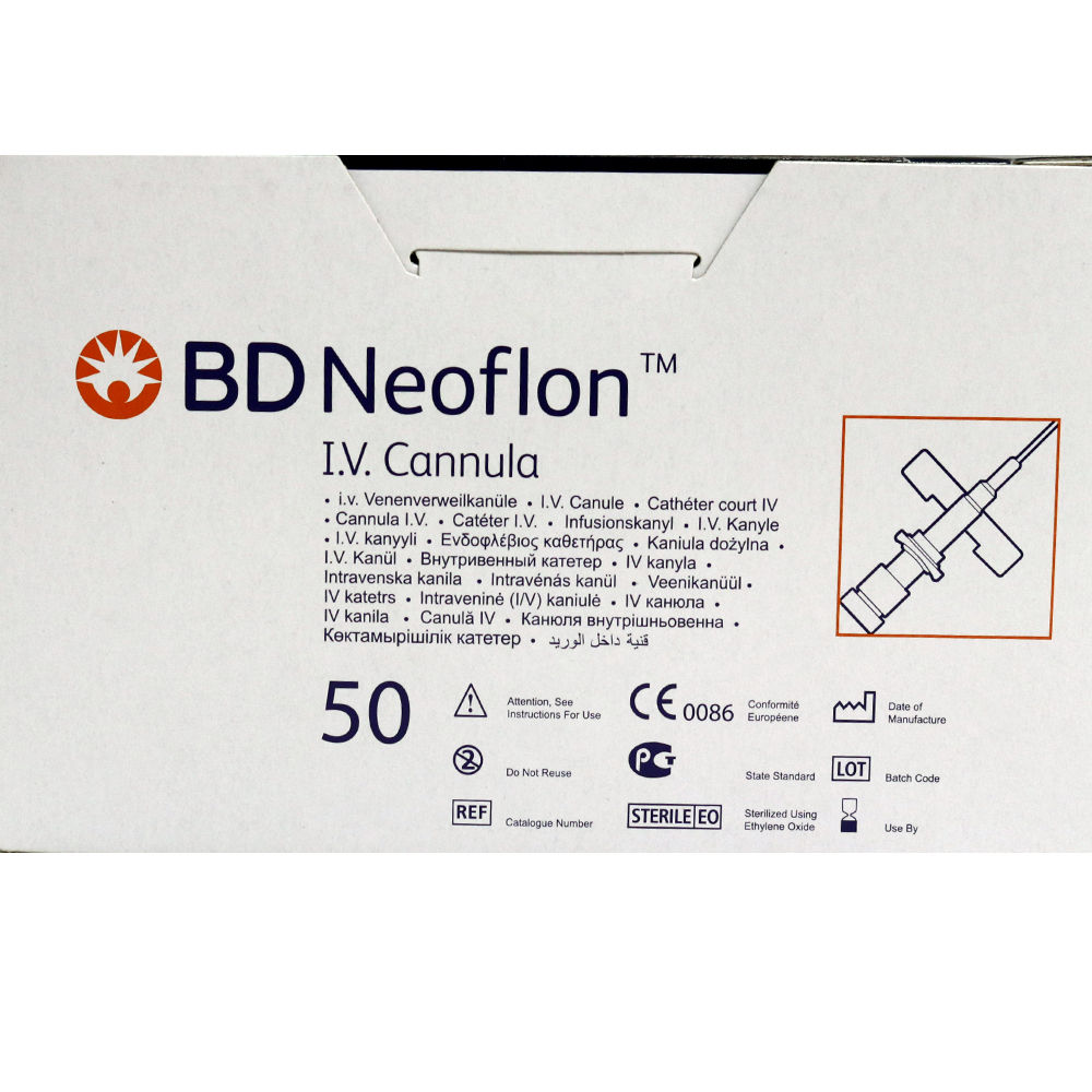 Neoflon Iv Cannula 24G 391360 (Bd) | Uses, Side Effects, Price | Apollo ...