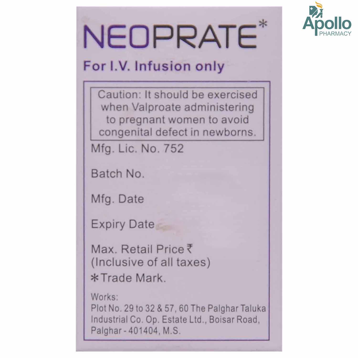 NEOPRATE INJECTION 5ML Price, Uses, Side Effects, Composition - Apollo ...