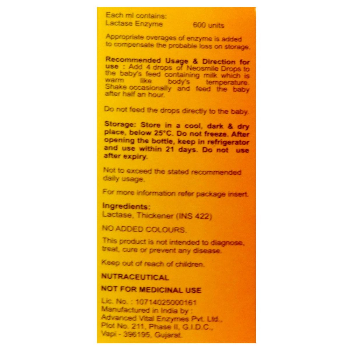 Neosmile Drops 10 ml Price, Uses, Side Effects, Composition - Apollo ...