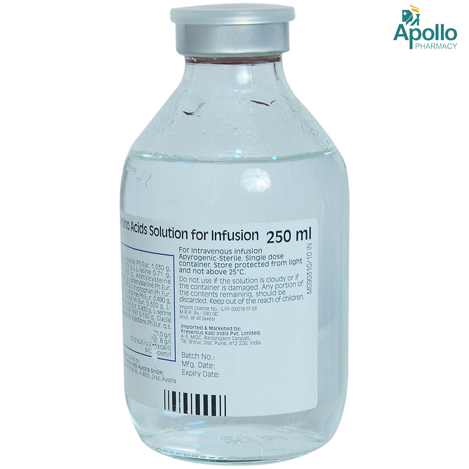 Nephrosterile Infusion 250 ml Price, Uses, Side Effects, Composition ...