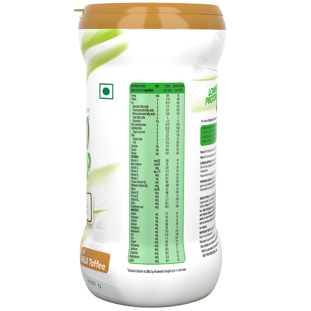 Nepro Complete Renal Nutrition Lower Protein Vanilla Toffee Flavour ...