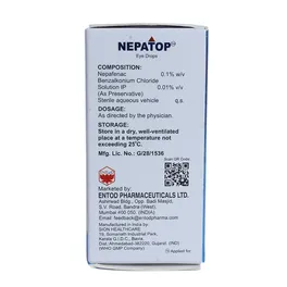 Nepatop Eye Drop 5 ml | Uses, Side Effects, Price | Apollo Pharmacy