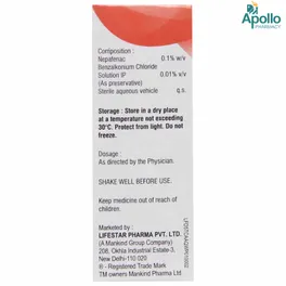 Buy NEPASTAR EYE DROPS 5ML online | Uses, Side Effects, Price and ...