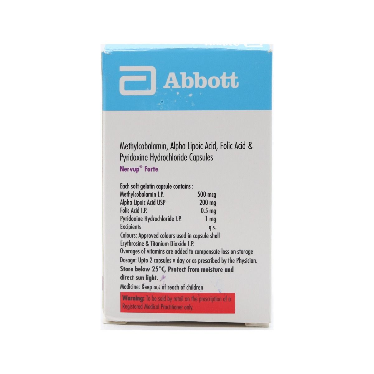 Nervup Forte Capsule 10's Price, Uses, Side Effects, Composition ...