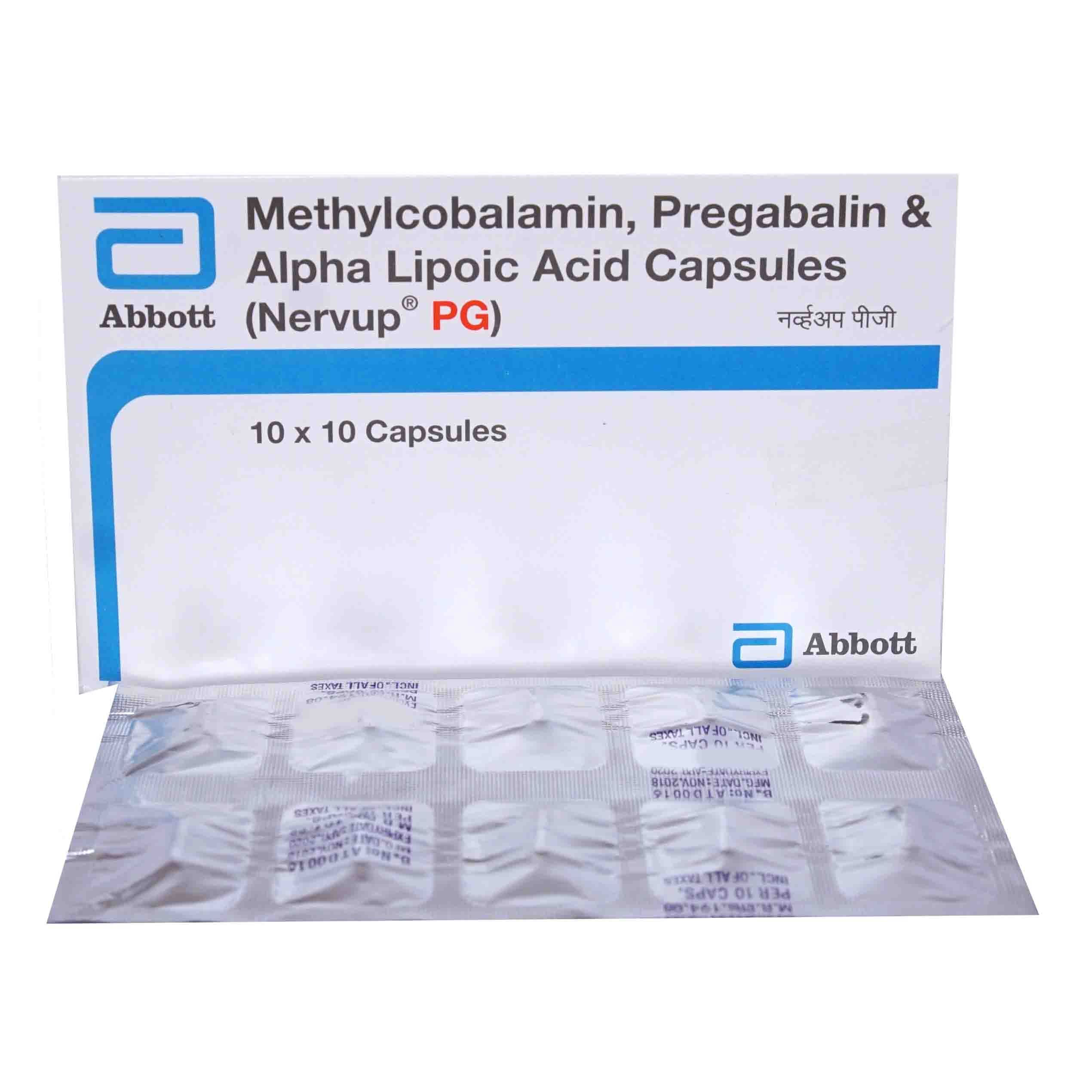 Nervup PG Capsule 10's Price, Uses, Side Effects, Composition - Apollo ...