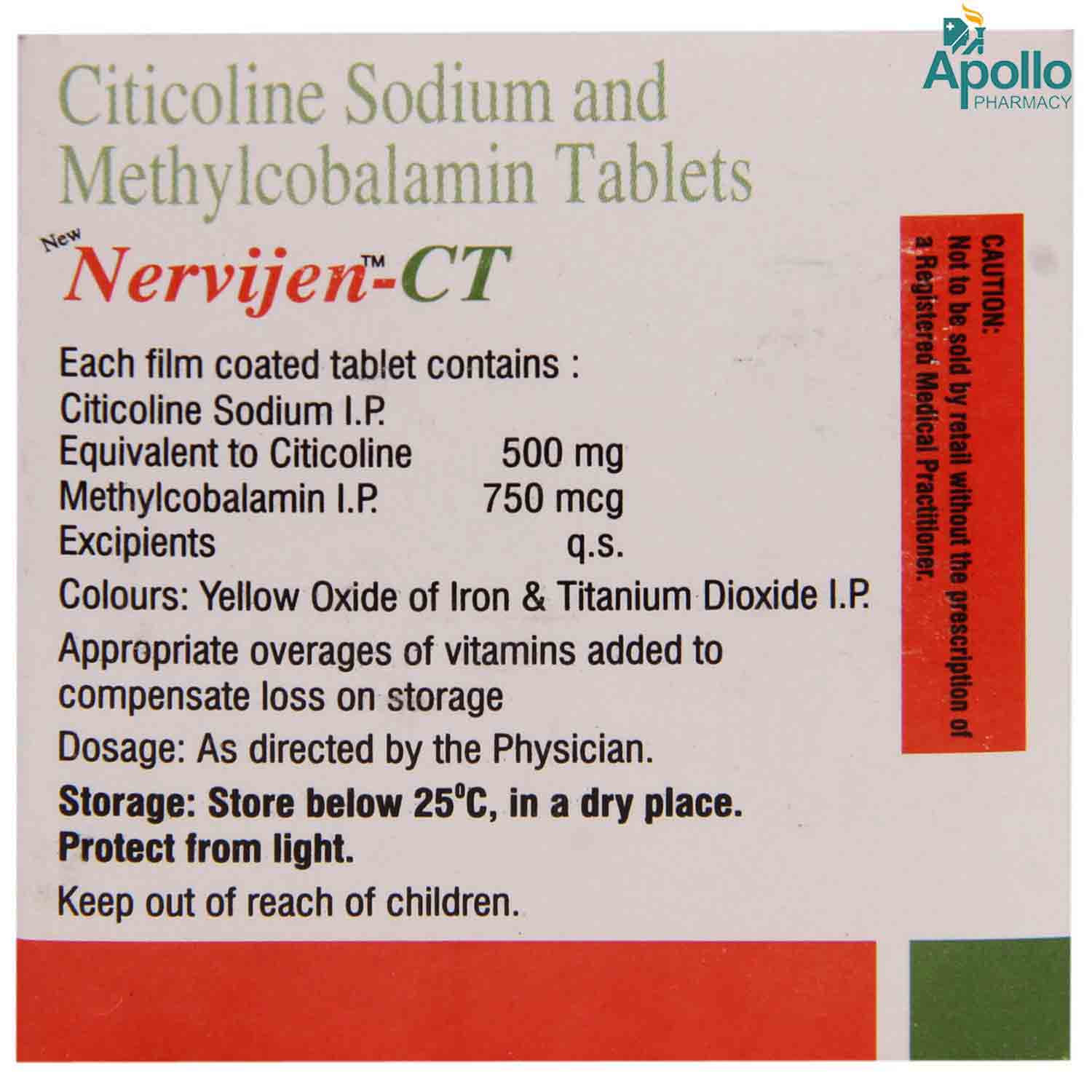 New Nervijen CT Tablet 10's Price, Uses, Side Effects, Composition ...
