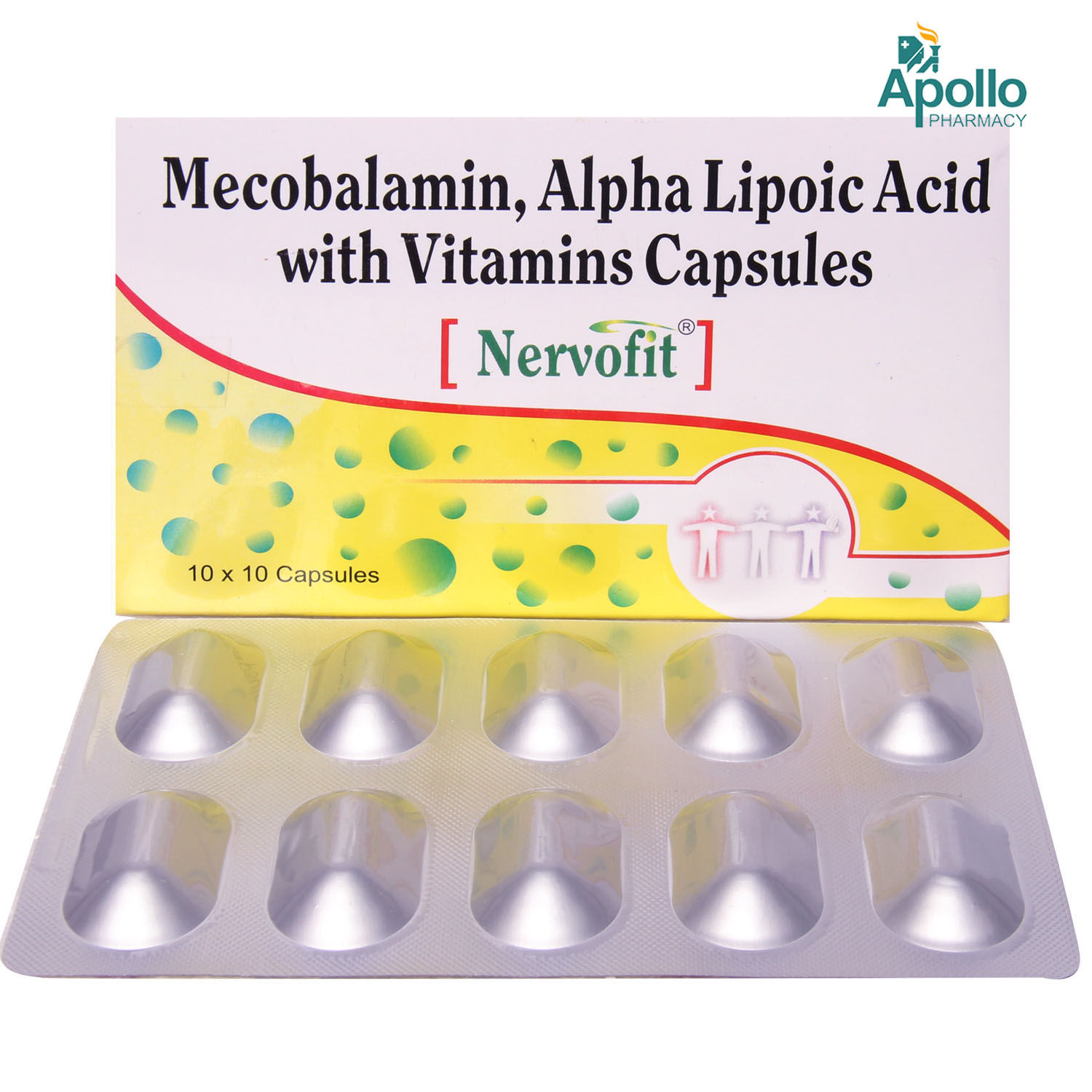 Nervofit Capsule 10's Price, Uses, Side Effects, Composition - Apollo ...