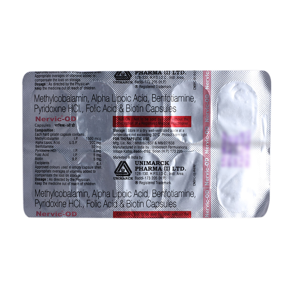 Nervic-OD Capsule 10's Price, Uses, Side Effects, Composition - Apollo ...
