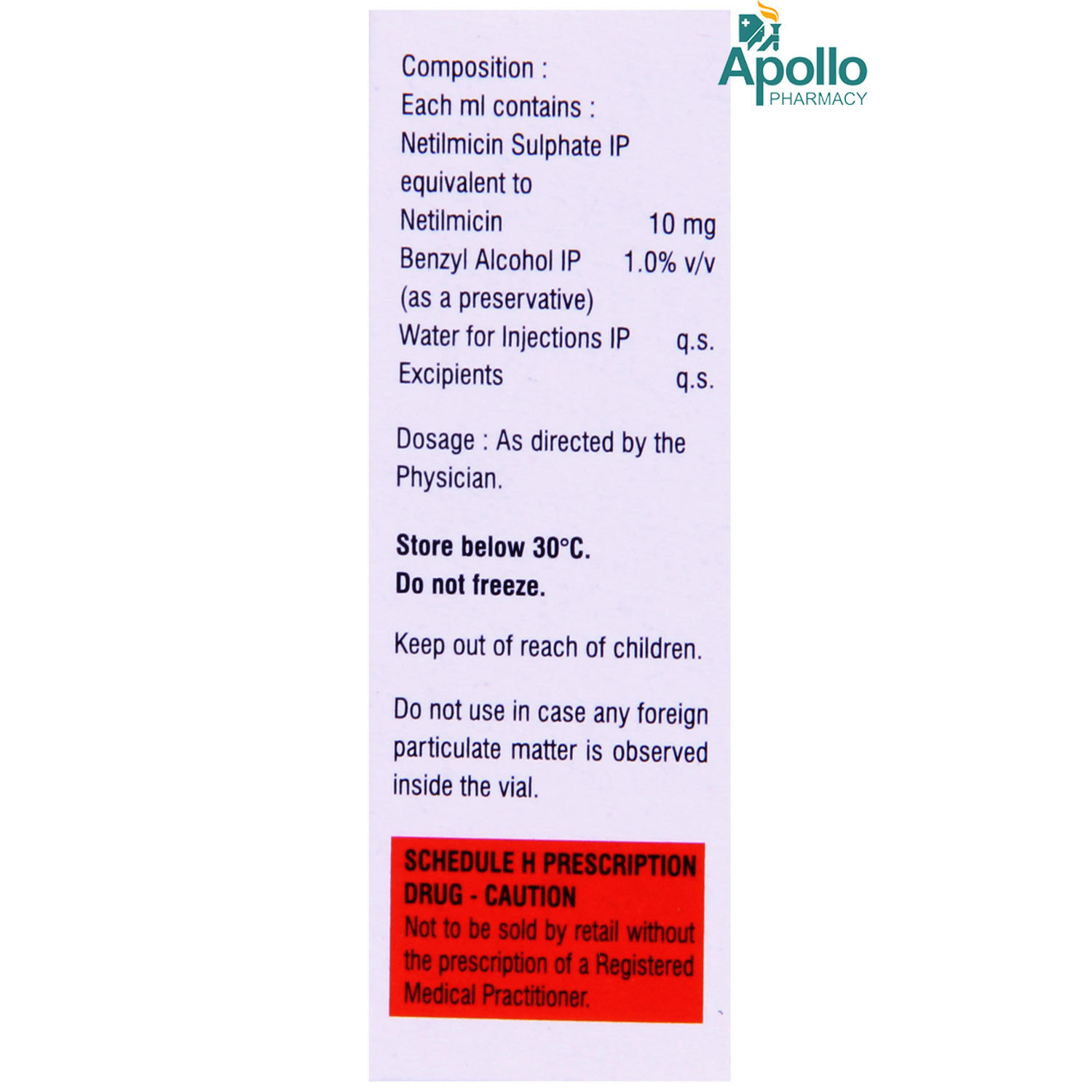 NETROMAX 10MG INJECTION 1ML Price, Uses, Side Effects, Composition ...