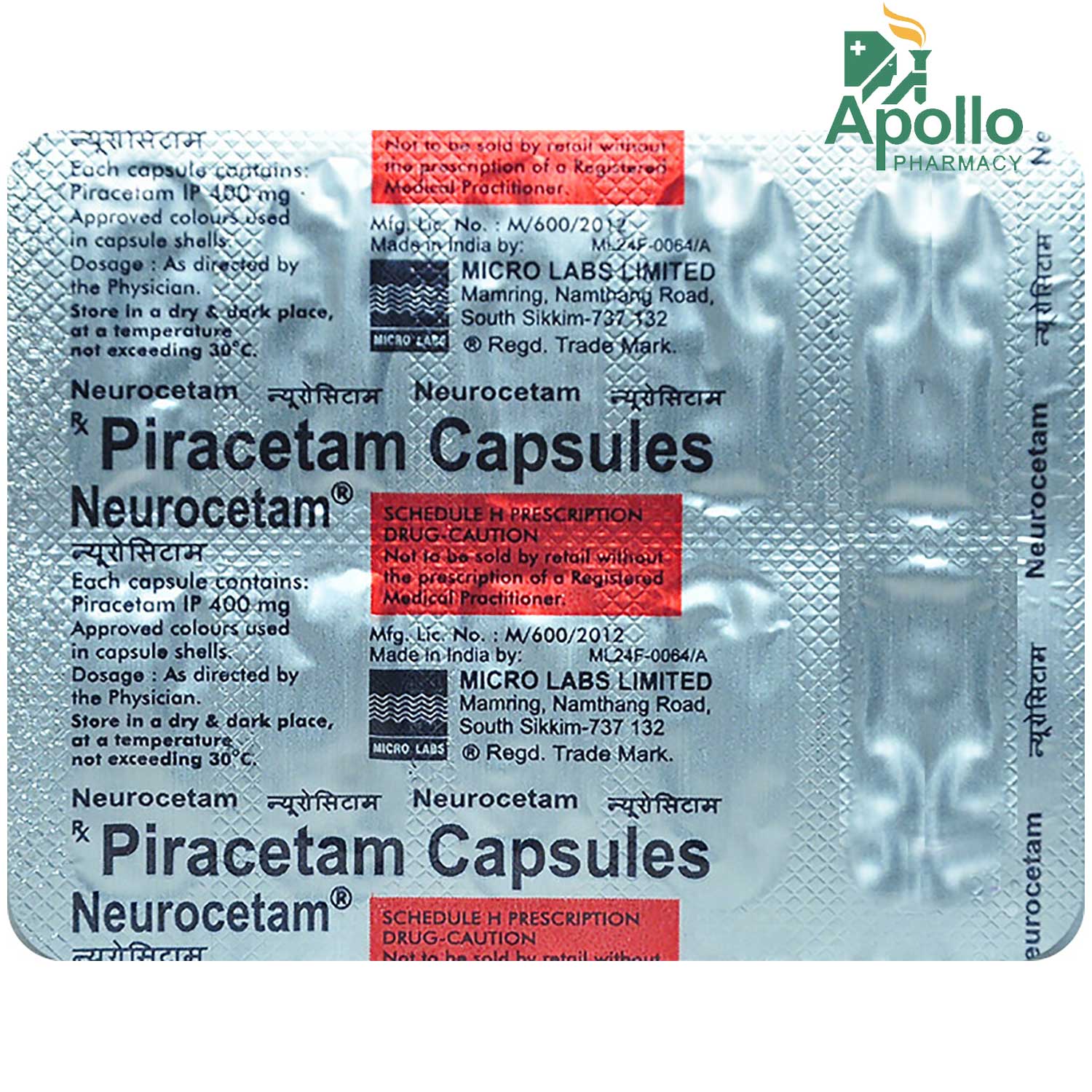 Neurocetam Capsule | Uses, Side Effects, Price | Apollo Pharmacy