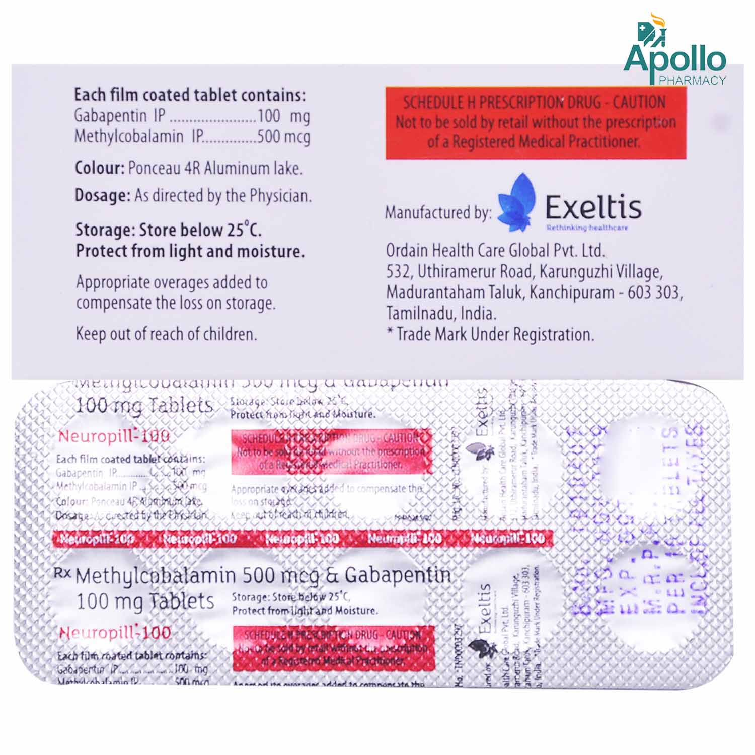 Neuropill 100 Tablet 10's Price, Uses, Side Effects, Composition ...