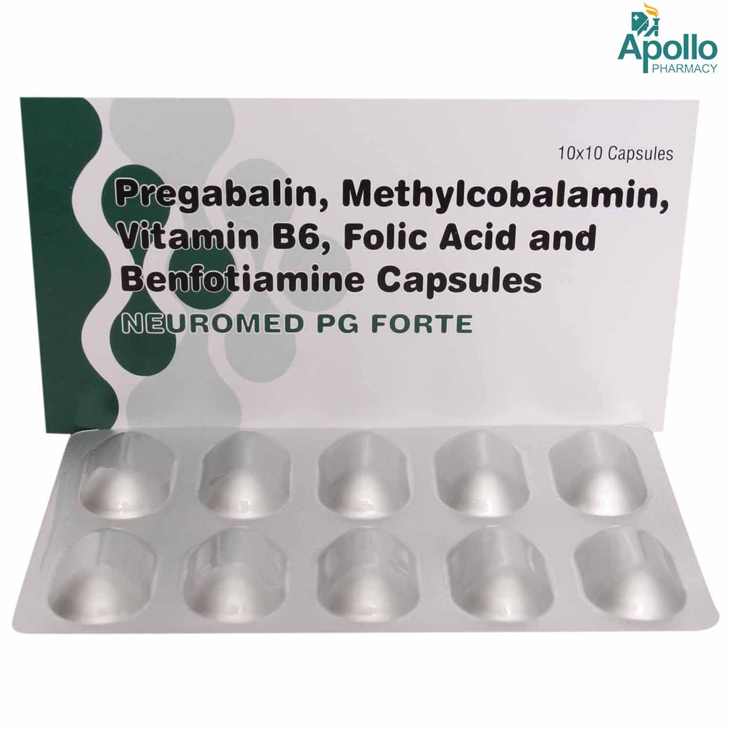 Neuromed PG Forte Capsule 10's Price, Uses, Side Effects, Composition ...