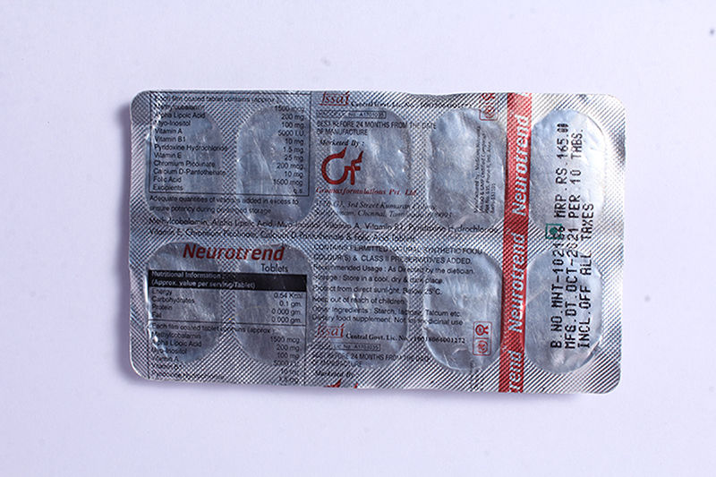 Neurotrend Tablet 10'S Price, Uses, Side Effects, Composition - Apollo ...