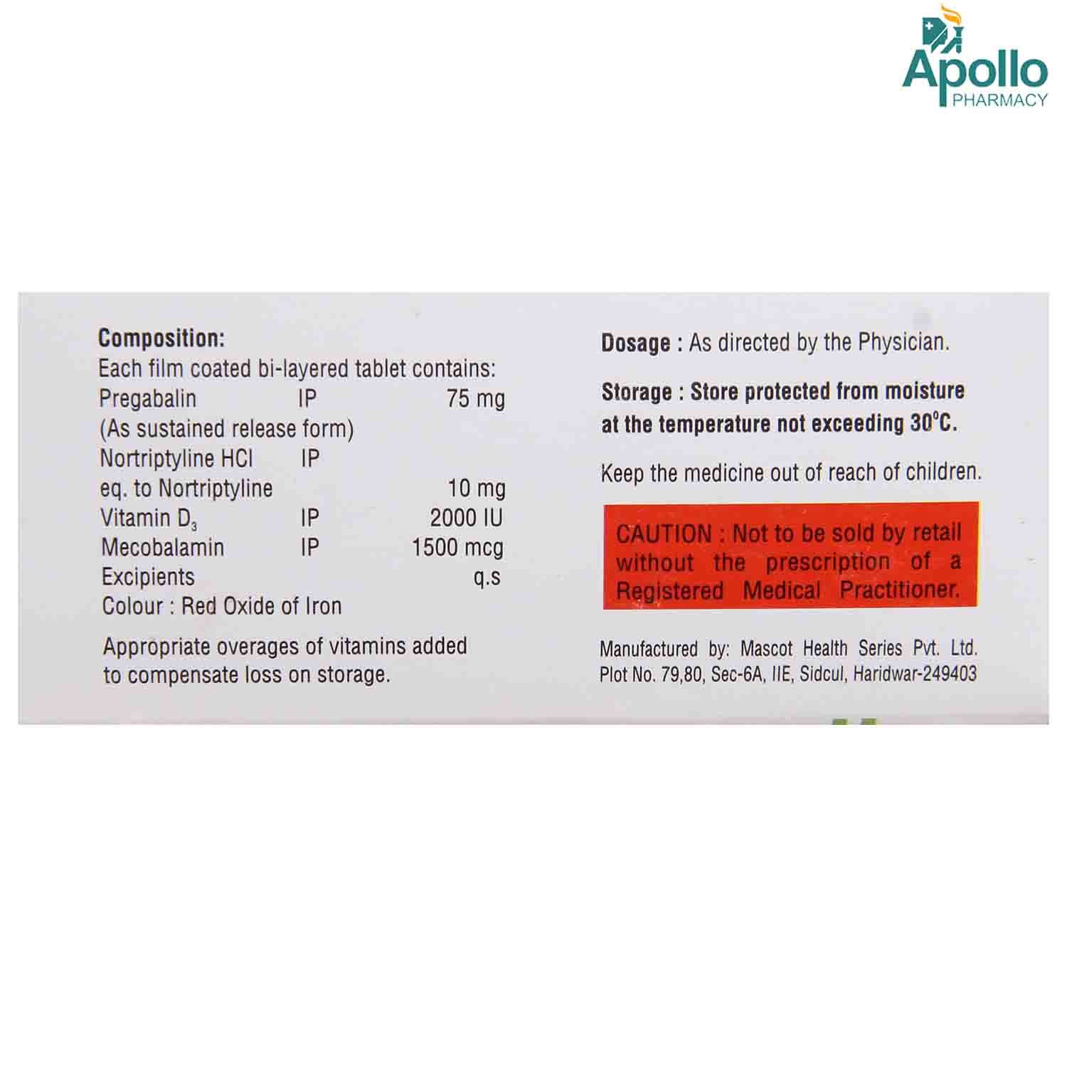 Neurotrat NP Tablet 10's Price, Uses, Side Effects, Composition ...