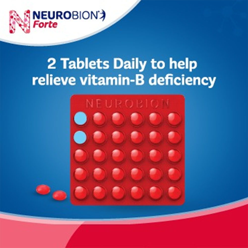 Buy Neurobion Forte Tablet 30's | 19 Minutes Delivery | Apollo Pharmacy
