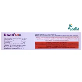 Newtel-CH 40 Tablet | Uses, Side Effects, Price | Apollo Pharmacy