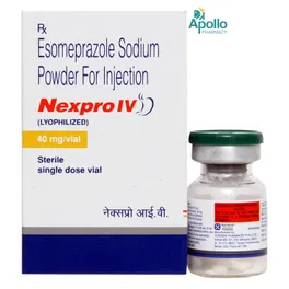 Nexpro 40 mg Injection | Uses, Side Effects, Price | Apollo Pharmacy