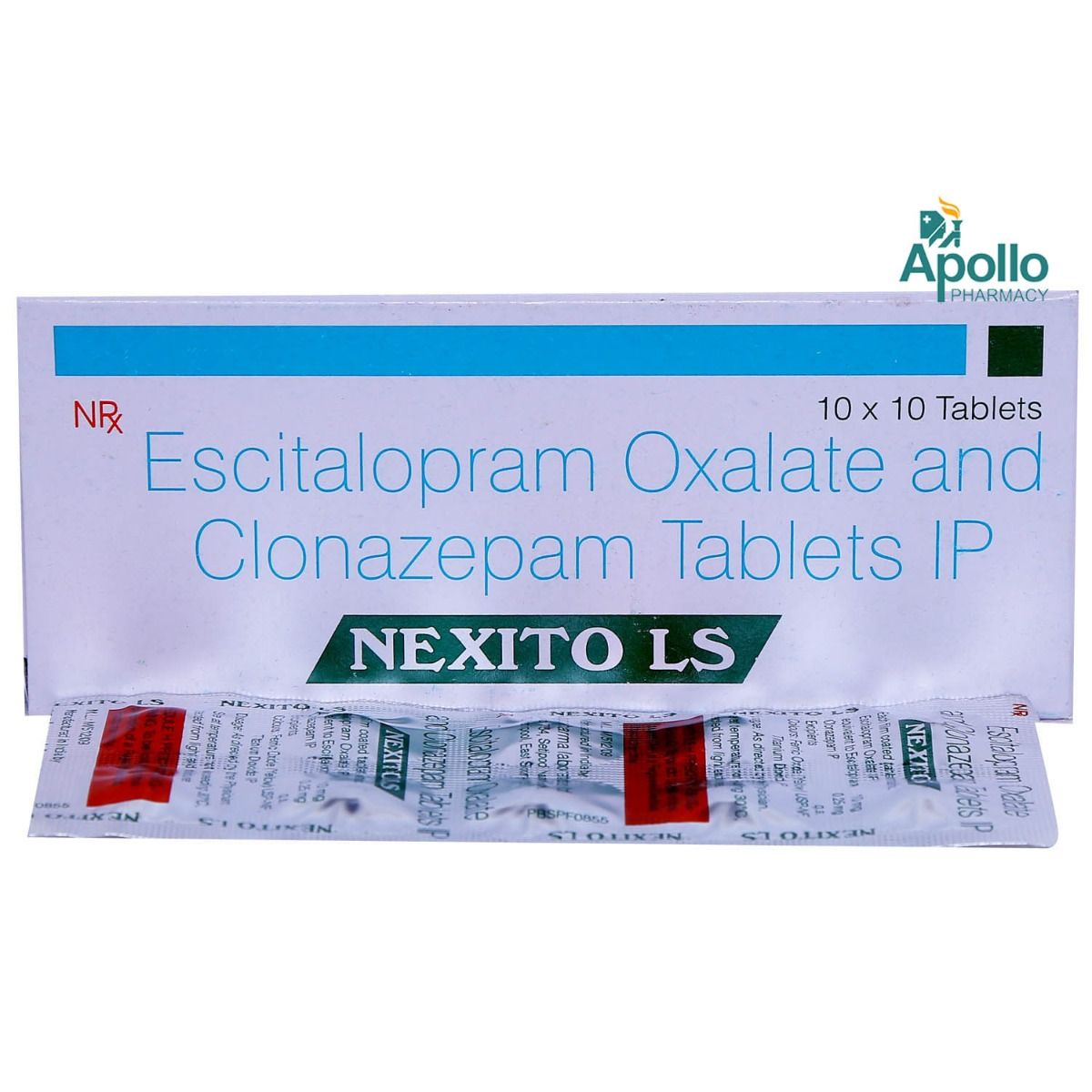Nexito LS Tablet 10's Price, Uses, Side Effects, Composition - Apollo ...