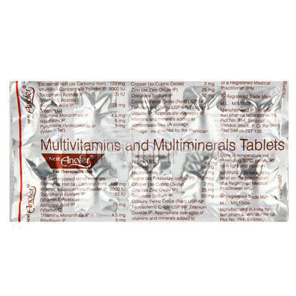 Next Anofer Tablet 10's Price, Uses, Side Effects, Composition - Apollo ...