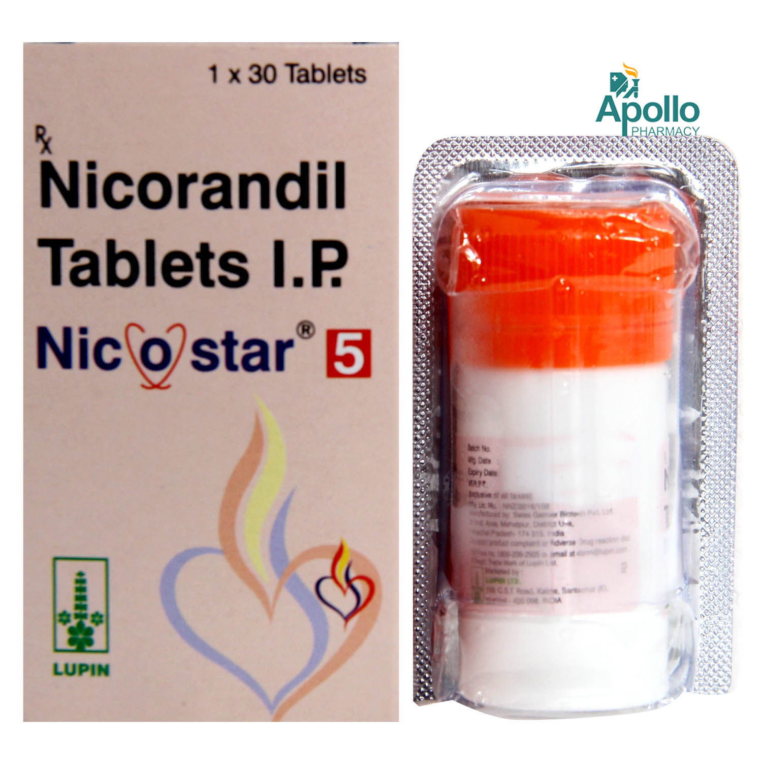Nicostar 5 Tablet 30's Price, Uses, Side Effects, Composition - Apollo ...