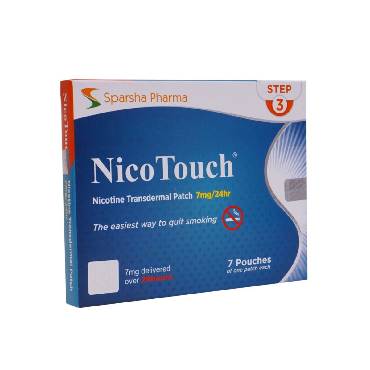 Nicotouch 7 mg/24 Hr Nicotine Transdermal Patch | Uses, Side Effects ...
