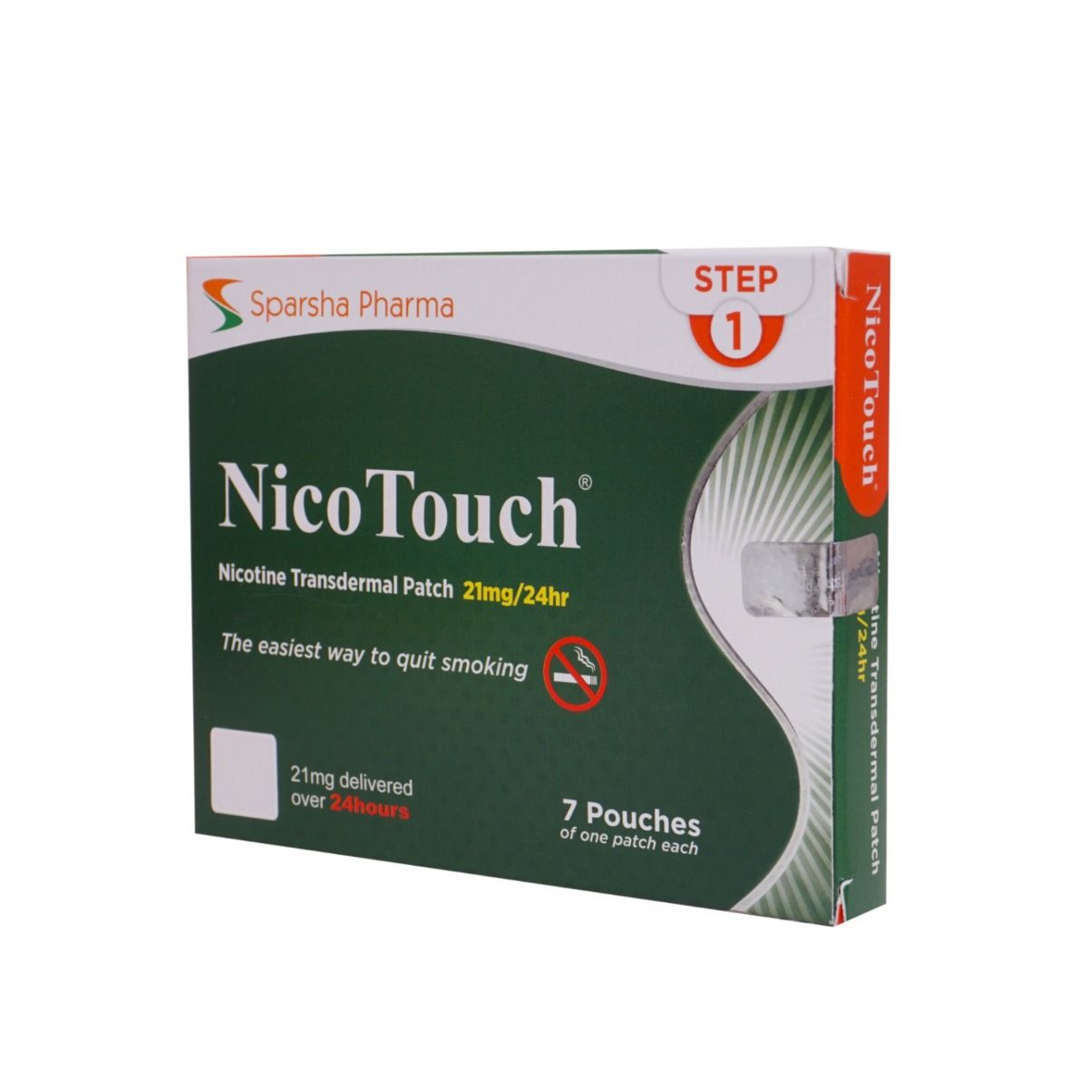 Nicotouch 21 mg/24 Hr Nicotine Transdermal Patch | Uses, Side Effects ...