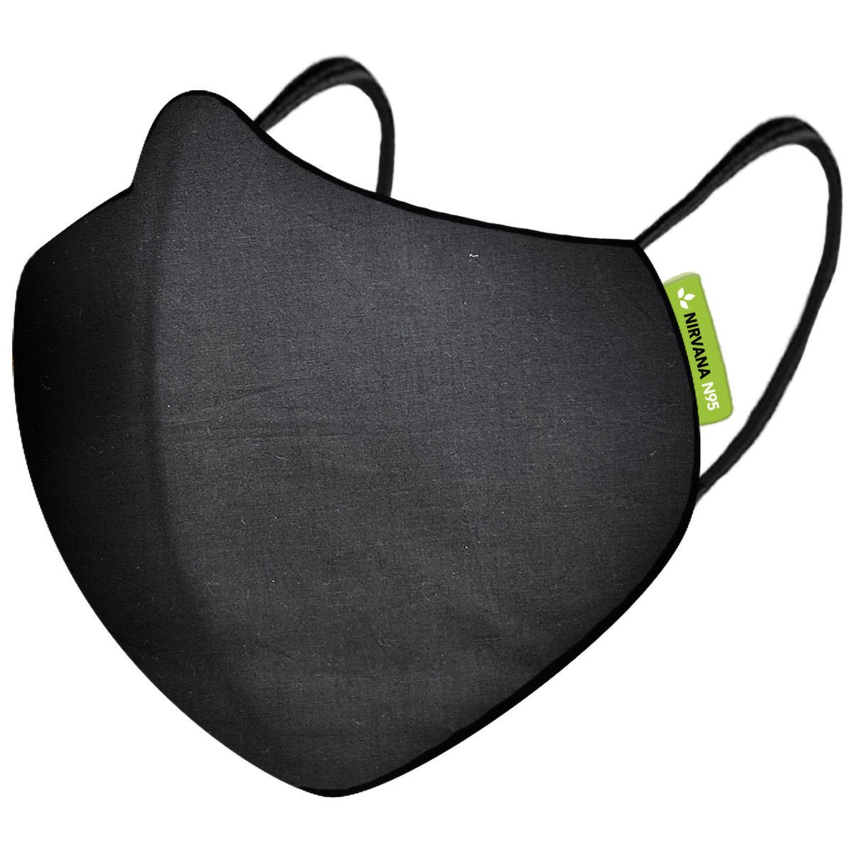 Buy Nirvana N95 Reusable Face Mask Black Large, 1 Count | 19 Minutes ...