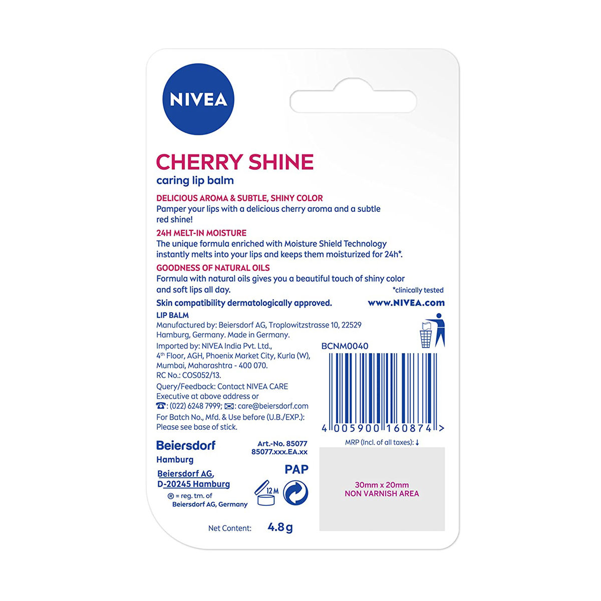 Nivea Cherry Shine | Nivea Cherry Shine Lip Balm – TGIDQQ