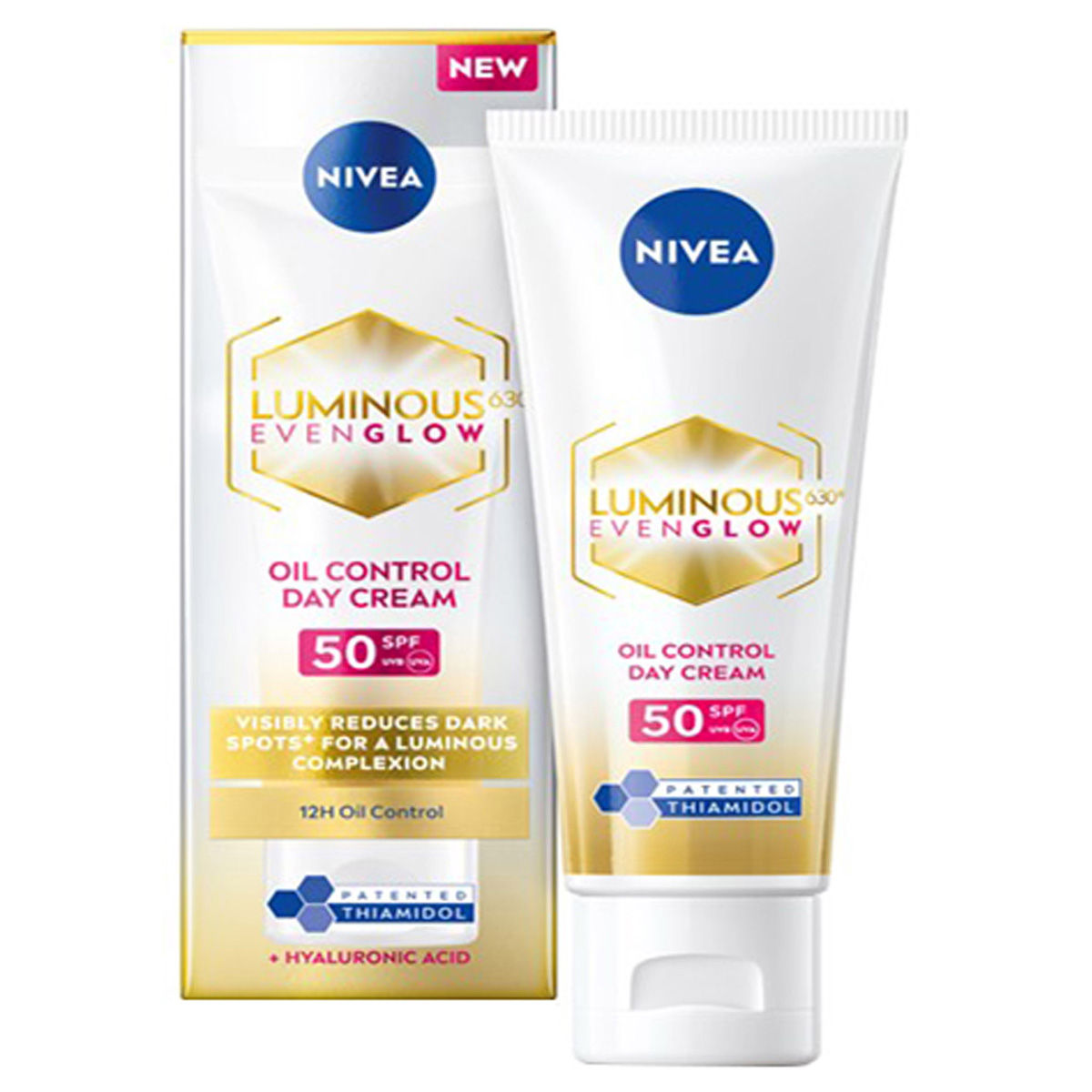 Buy Nivea Luminous 630 Even Glow SPF50 Oil Control Day Cream, 40 ml ...