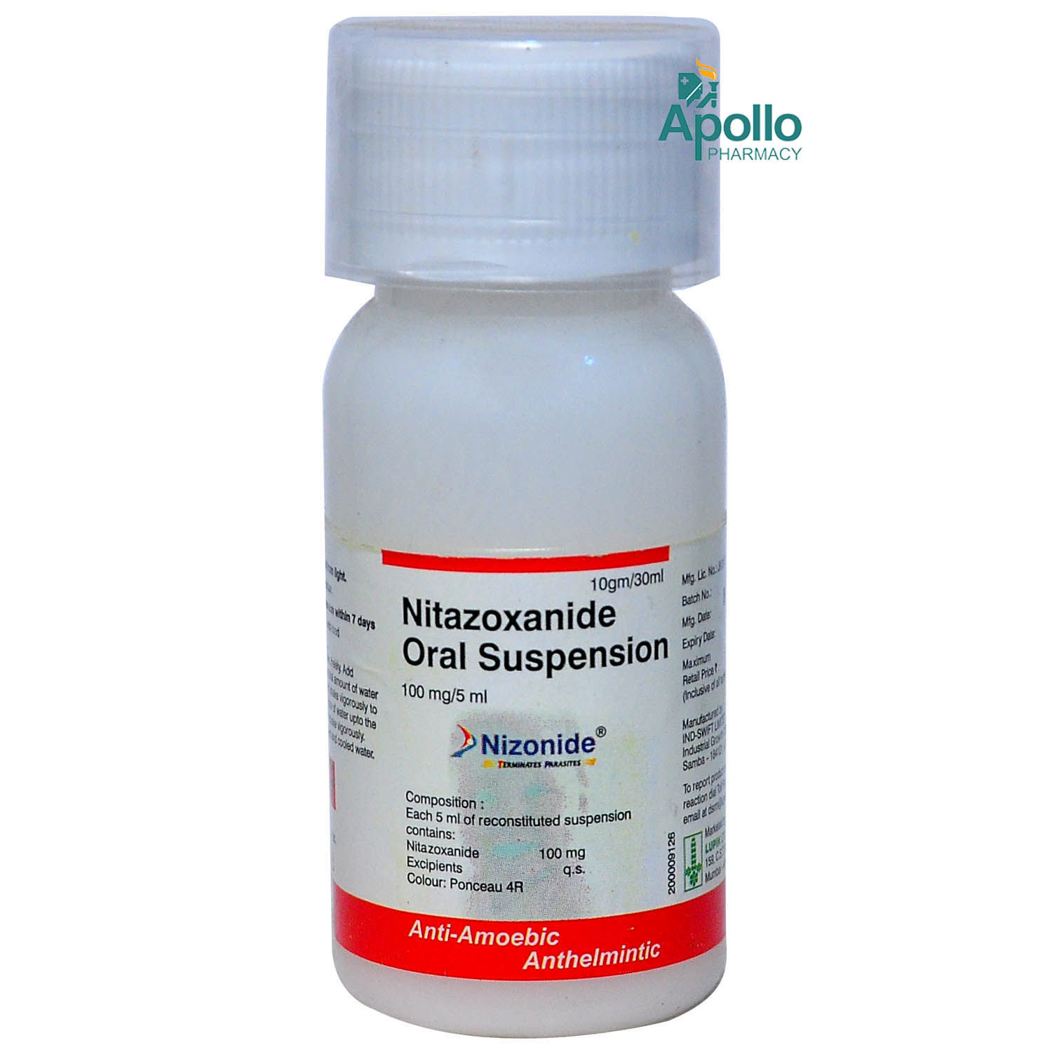Nizonide Oral Suspension | Uses, Side Effects, Price | Apollo Pharmacy