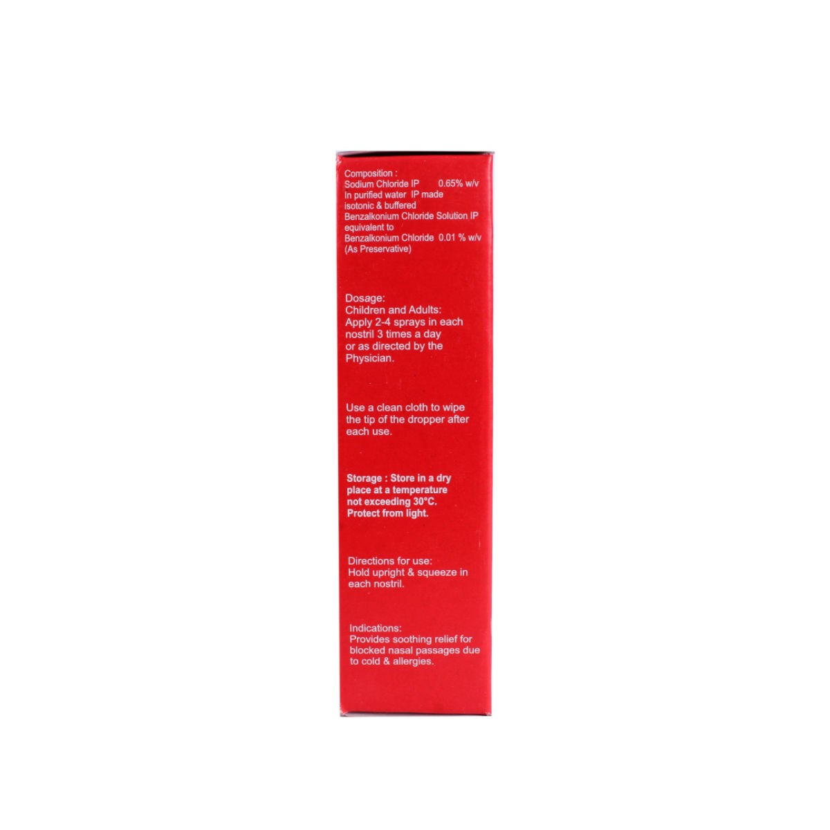 Noblok 0.65%W/V Nasal Spray/Solution 20ml Price, Uses, Side Effects ...