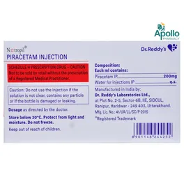 Nootropil Injection | Uses, Side Effects, Price | Apollo Pharmacy