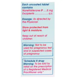 Norlut-N Tablet | Uses, Side Effects, Price | Apollo Pharmacy