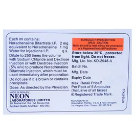 Norad Injection | Uses, Side Effects, Price | Apollo Pharmacy