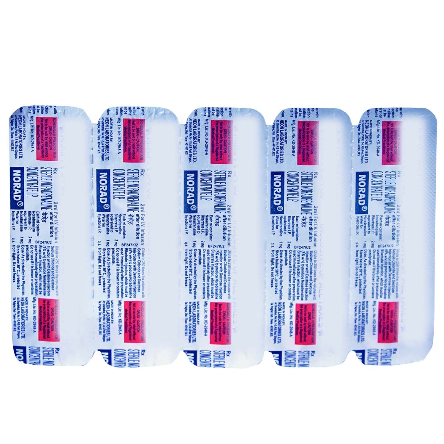 Norad Injection 5X2 ml Price, Uses, Side Effects, Composition - Apollo ...