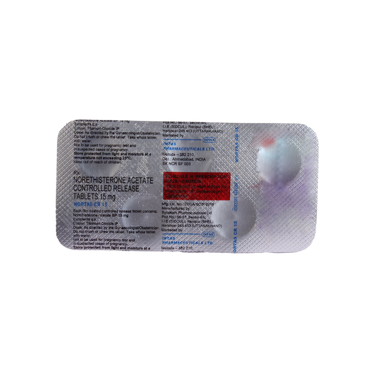Nortas Cr 15mg Tablet 5's Price, Uses, Side Effects, Composition ...