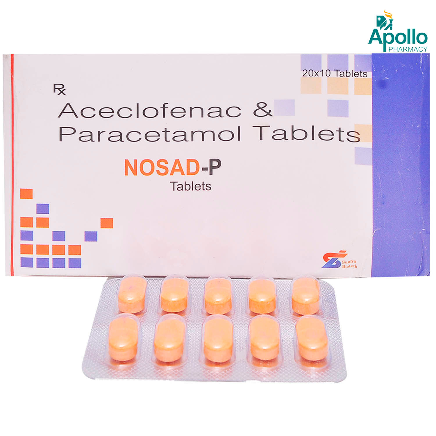 Nosad-P Tablet 10's Price, Uses, Side Effects, Composition - Apollo ...