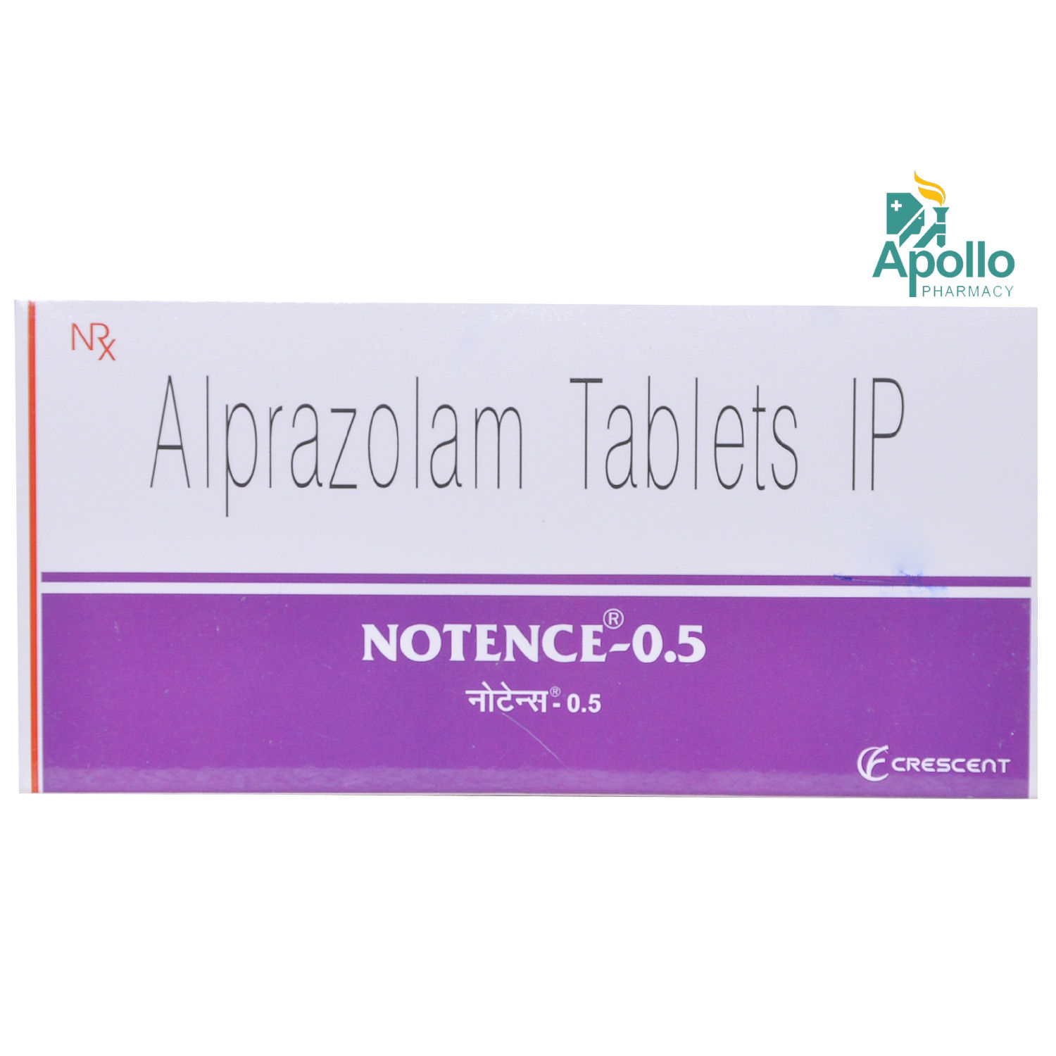 NOTENCE 0.5MG TABLET | Uses, Side Effects, Price | Apollo Pharmacy