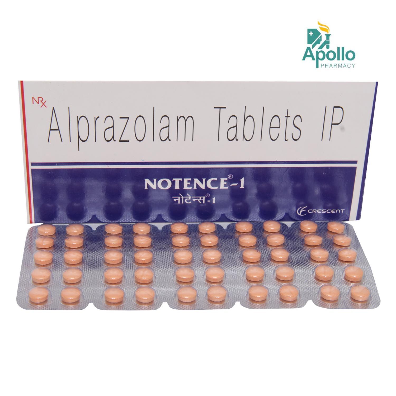 NOTENCE 1MG TABLET Price, Uses, Side Effects, Composition - Apollo Pharmacy