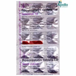 Novastat 10 Tablet | Uses, Side Effects, Price | Apollo Pharmacy