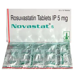 Novastat 5 Tablet | Uses, Side Effects, Price | Apollo Pharmacy