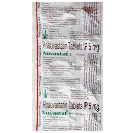 Novastat 5 Tablet | Uses, Side Effects, Price | Apollo Pharmacy