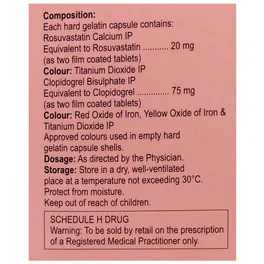 Novastat CV 20 Capsule | Uses, Side Effects, Price | Apollo Pharmacy