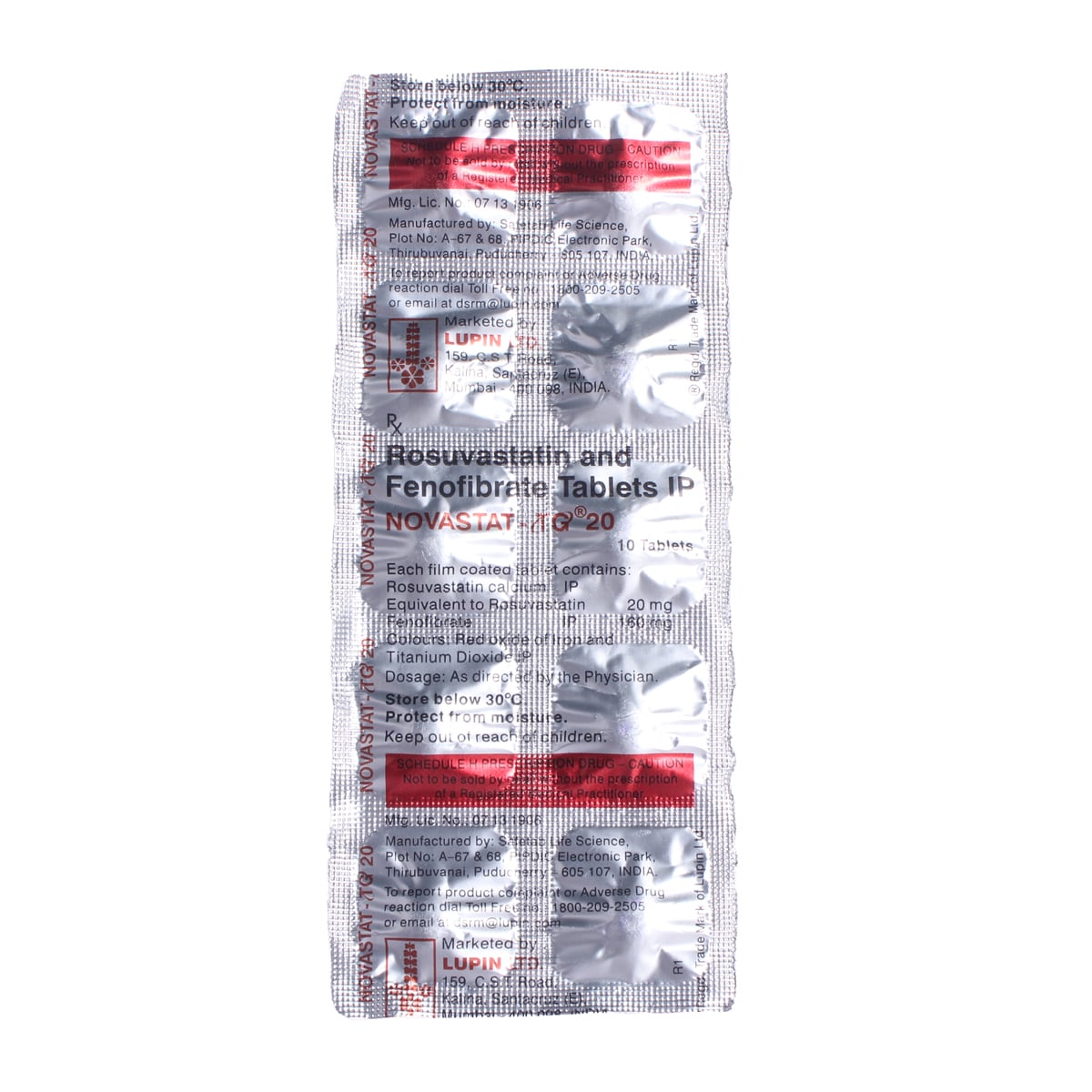 Novastat-TG 20 Tablet | Uses, Side Effects, Price | Apollo Pharmacy