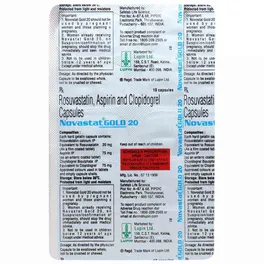 Novastat Gold 20 Capsule | Uses, Side Effects, Price | Apollo Pharmacy