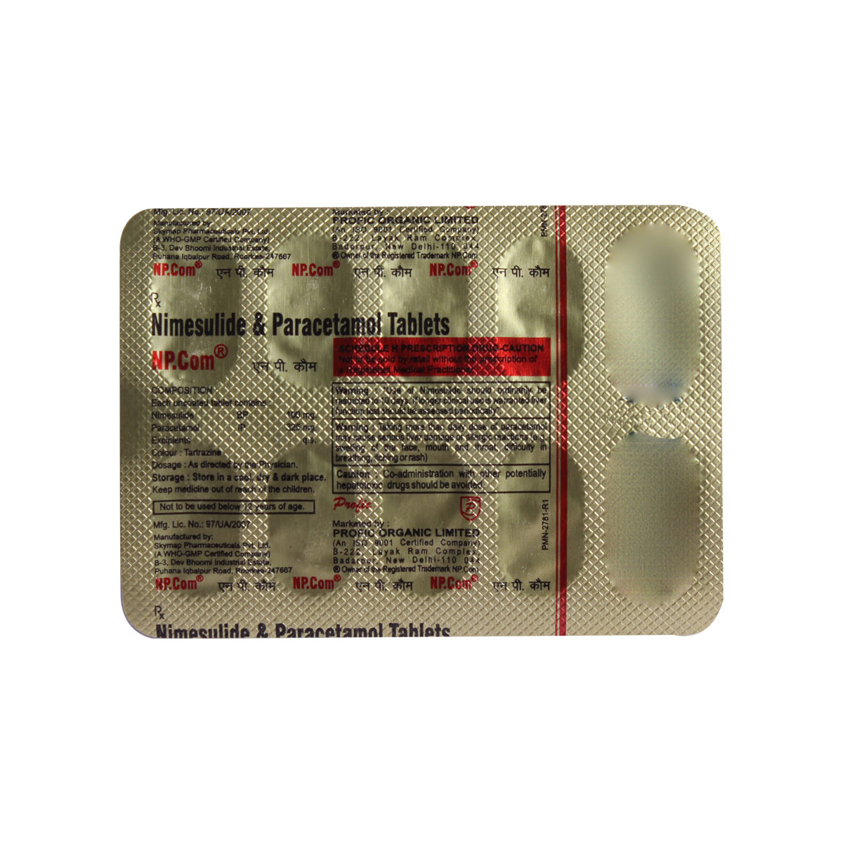 NP COM TABLET Price, Uses, Side Effects, Composition - Apollo Pharmacy