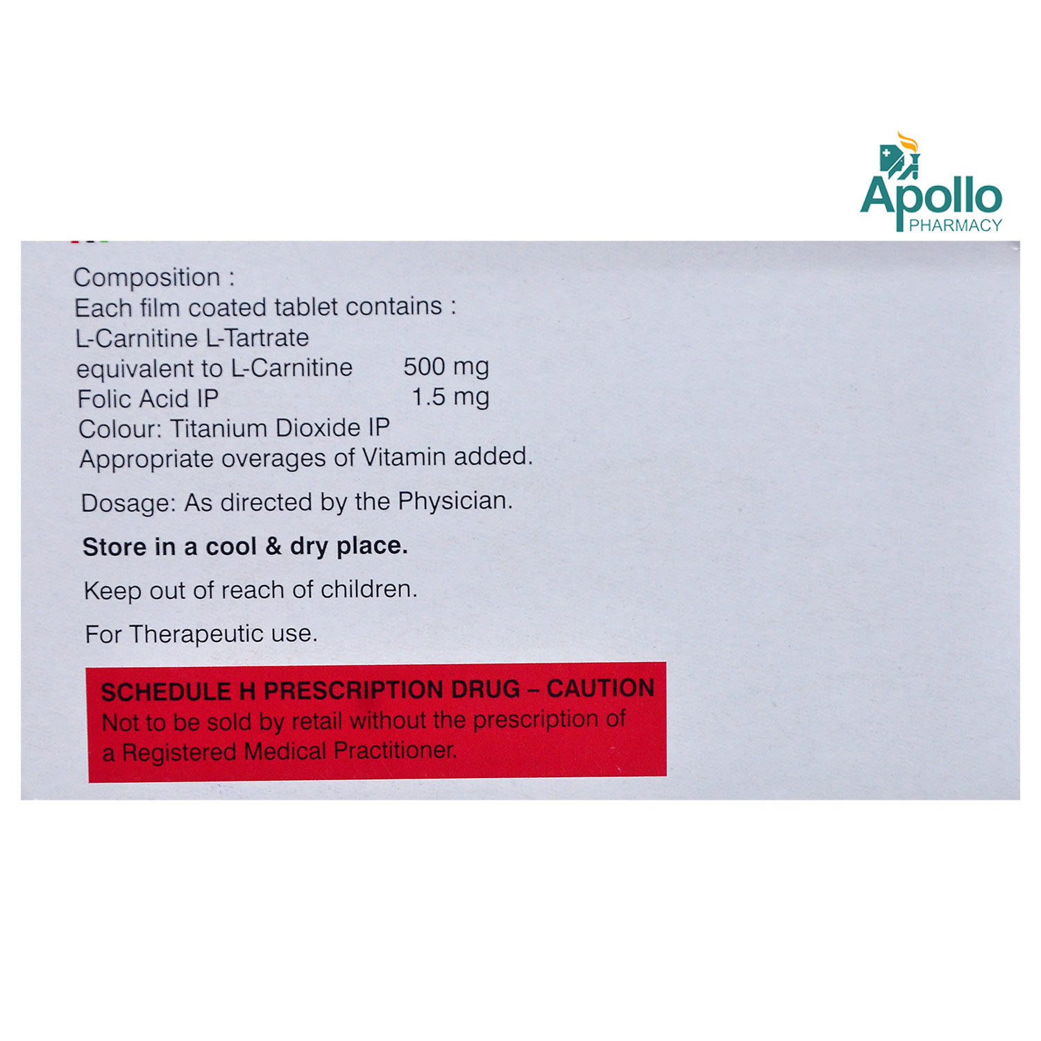 Nucarnit-F Tablet 10's Price, Uses, Side Effects, Composition - Apollo ...